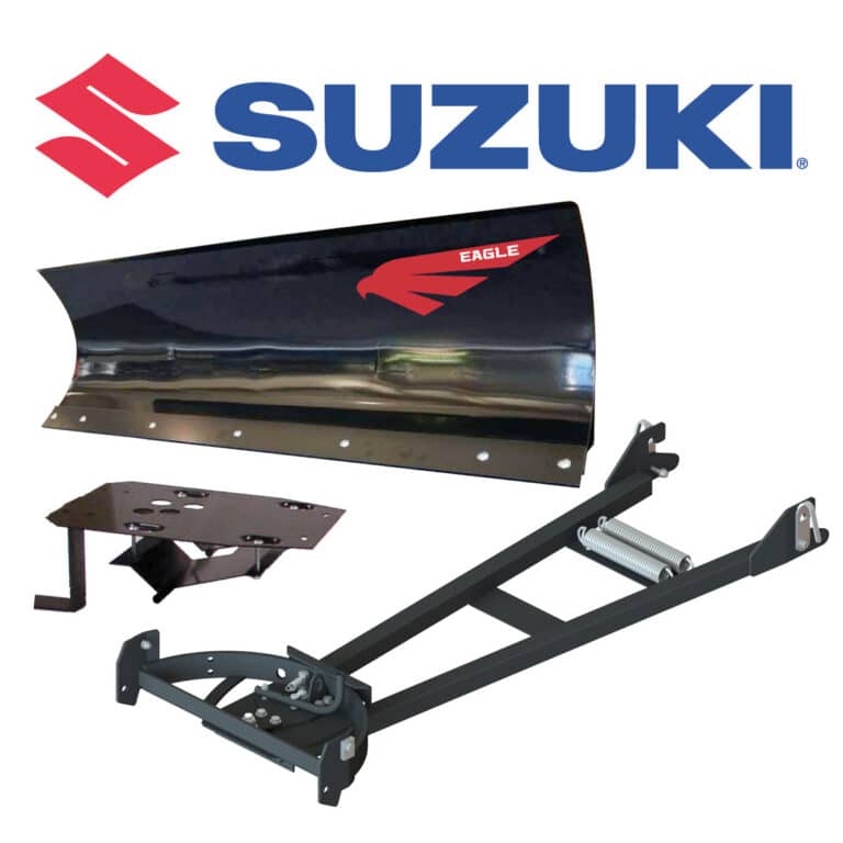 Eagle Snow Plow 60" ATV Steel Front-Mount Complete Plow System for 500 ...
